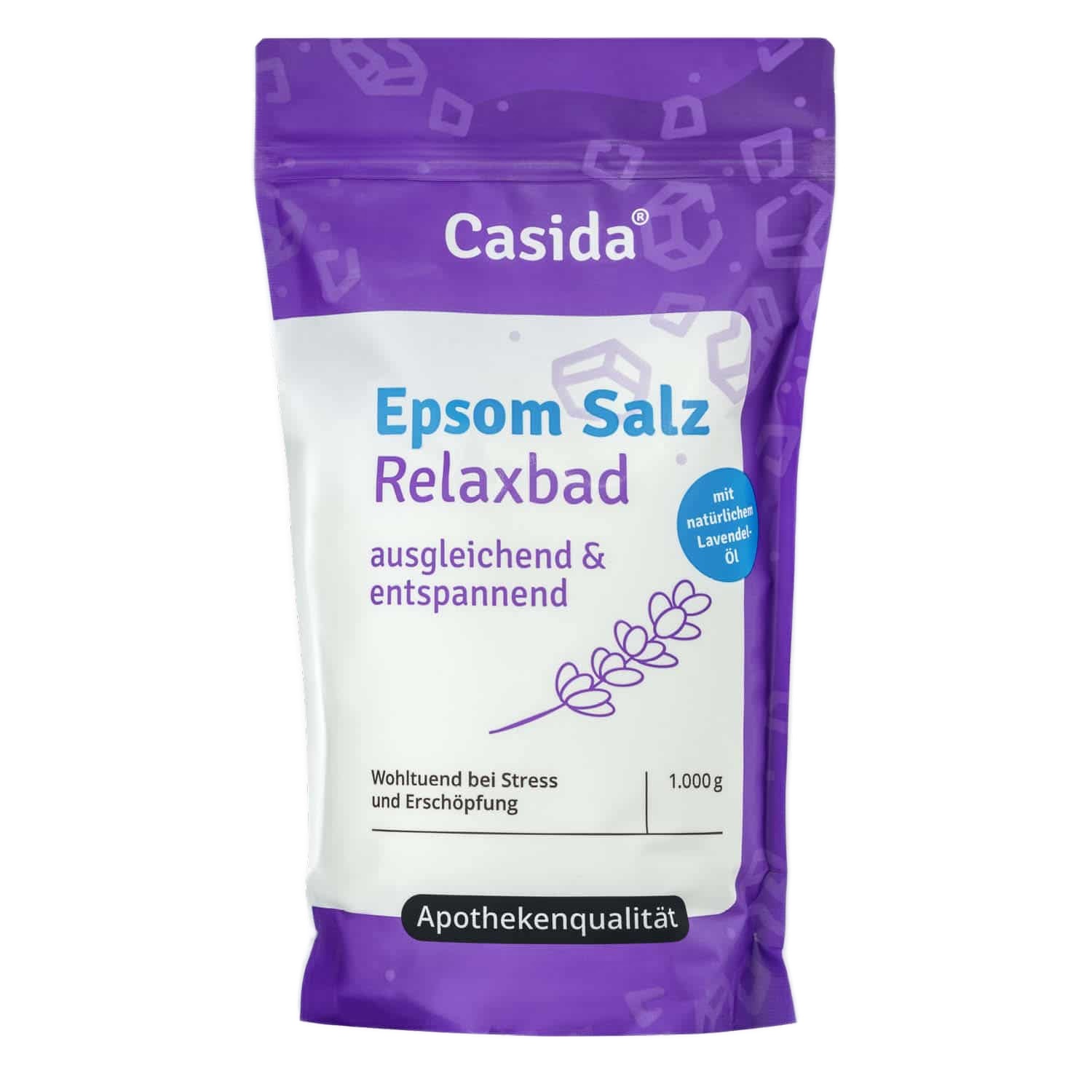 Relaxbad mit mediterranem Lavendelöl und originalem Epsom Salz kaufen ...